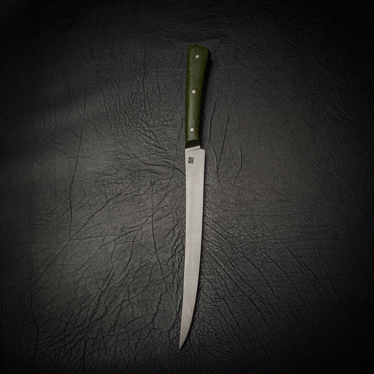 Flexxy Fillet with OD Green RockSolid Grip-Tec Handle – Iron Gate Knives