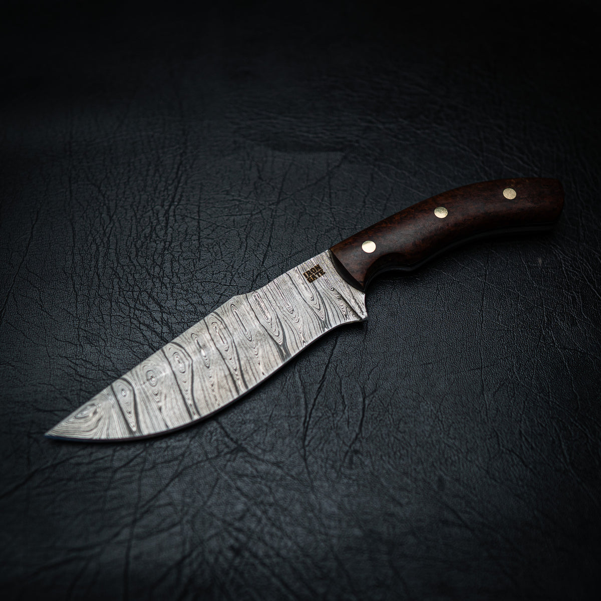 Ladder Damascus Hunter – Ringed Gidgee – Iron Gate Knives