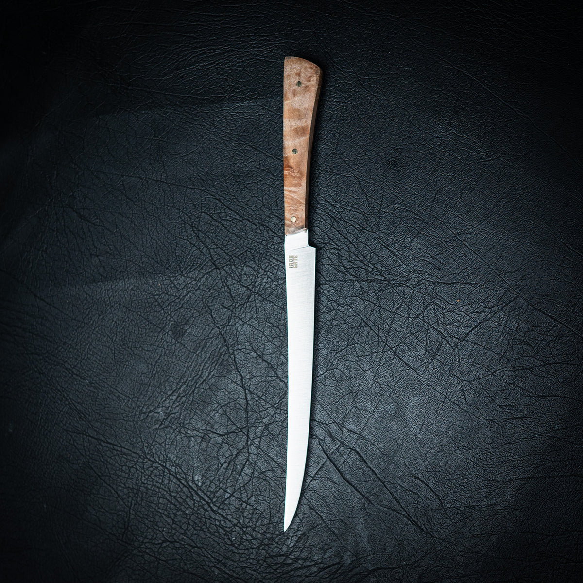 Flexxy Fillet Knife — Natural Curly Maple – Iron Gate Knives