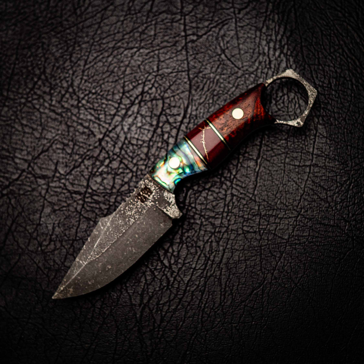 Mini Hunter – Abalone, TruStone, Brass & Honduran Rosewood – Iron Gate ...